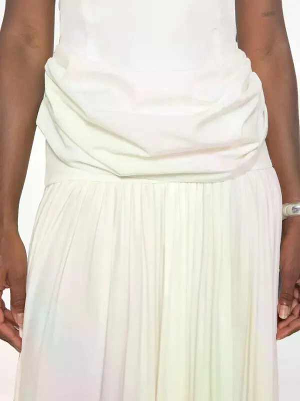 Magda Butrym Draped Cap-sleeve Blouse
