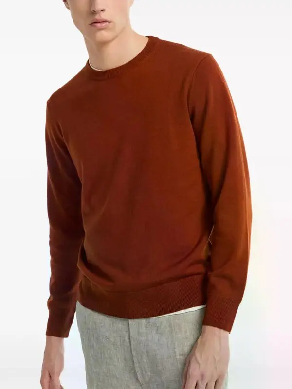 YVES SALOMON Crew Neck Merino Wool Sweater