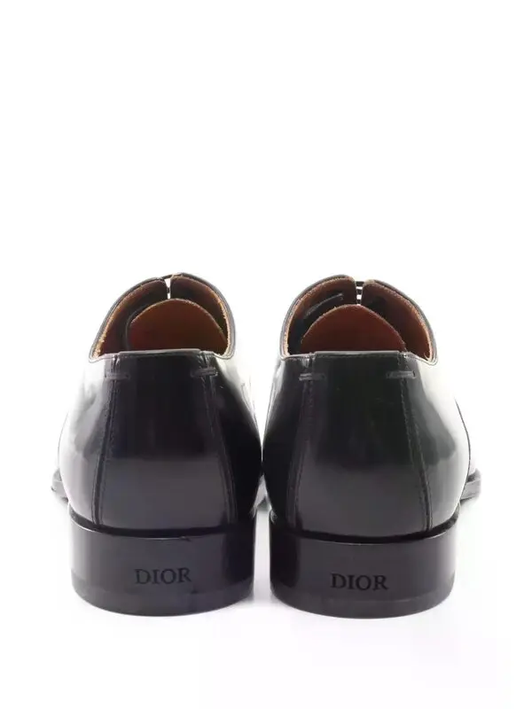Dior Leather Cap Toe Oxford Shoes