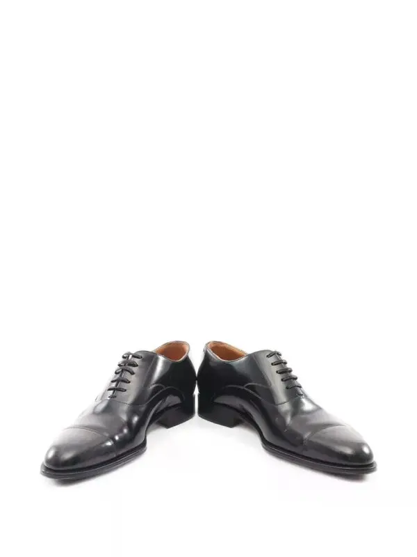 Dior Leather Cap Toe Oxford Shoes