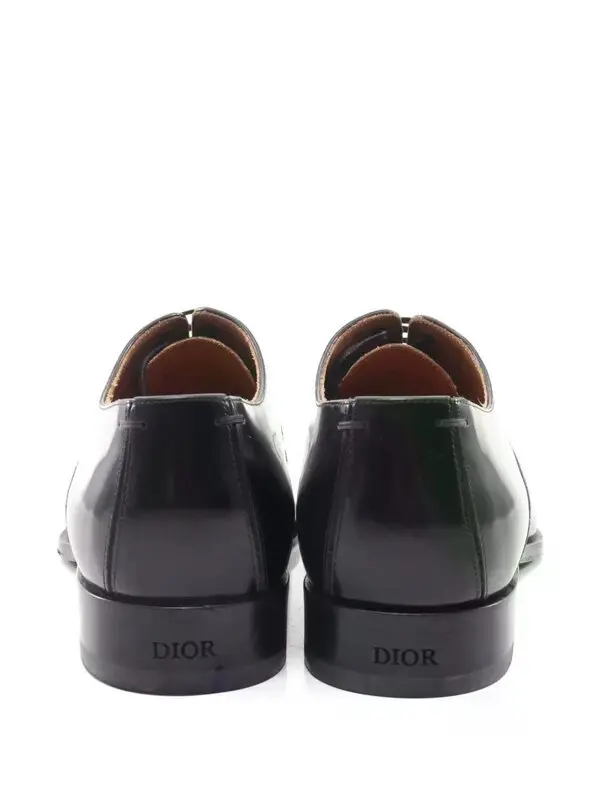 Dior Leather Cap Toe Oxford Shoes