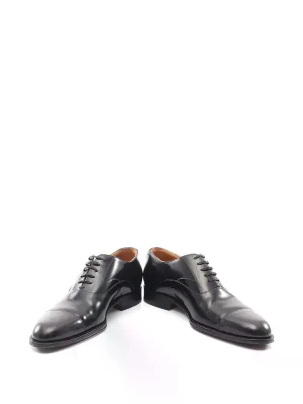 Dior Leather Cap Toe Oxford Shoes