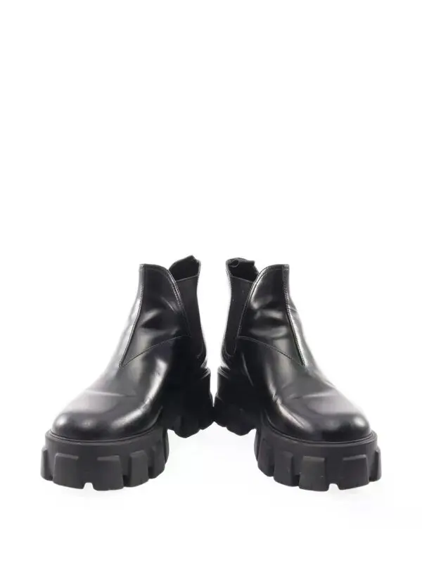 Prada 2000s Monolith Chelsea Boots