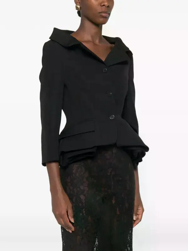 Magda Butrym Off-shoulder Peplum Jacket