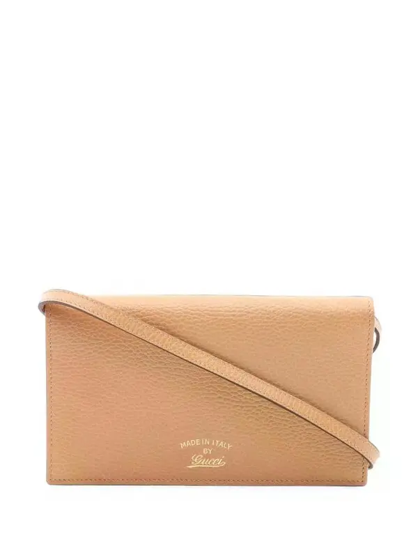 Gucci 2010s Swing Strap Wallet - Neutrals