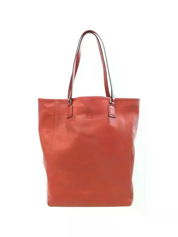 Loewe 2010s Anagram Leather Tote Bag