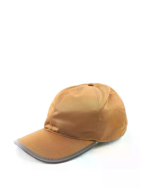 Prada Baseball Cap With Logo Plate