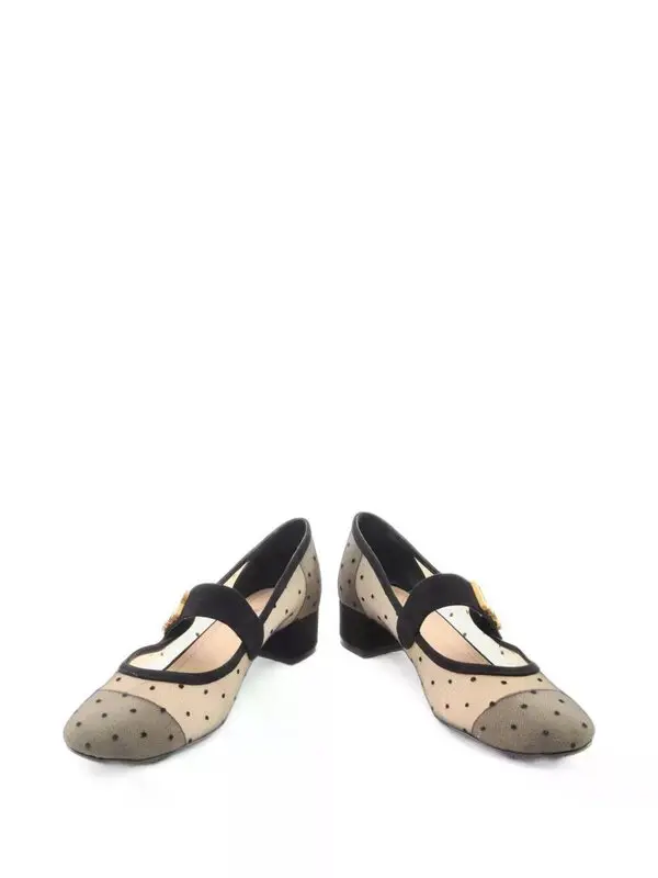 Dior Dot-pattern Mary Jane Pumps