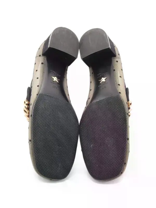 Dior Dot-pattern Mary Jane Pumps