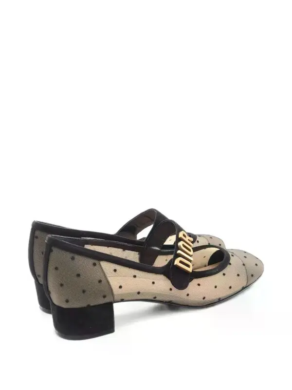 Dior Dot-pattern Mary Jane Pumps