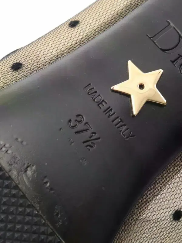 Dior Dot-pattern Mary Jane Pumps
