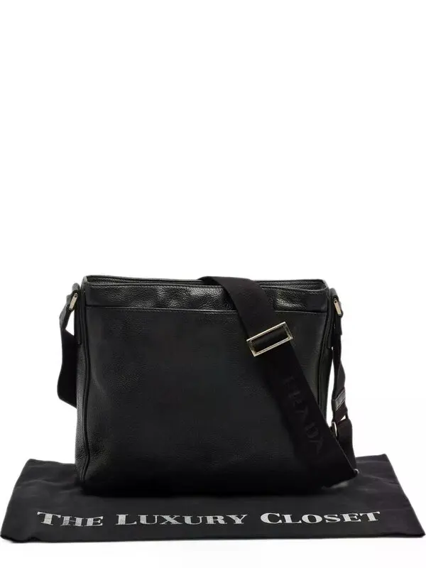 Prada Leather Messenger Bag