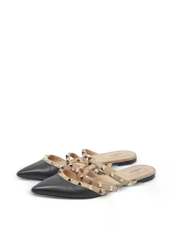 Valentino Garavani Rockstud Pointed-toe Mules