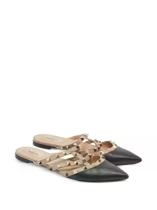 Valentino Garavani Rockstud Pointed-toe Mules