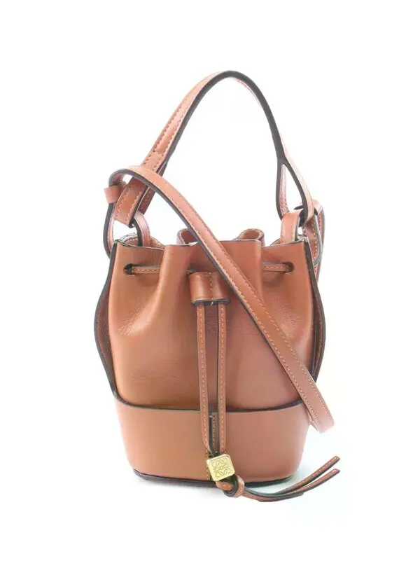 Loewe Nano Balloon Bucket Bag - Brown