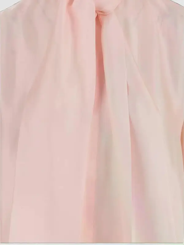 SA SU PHI Silk Pussy-bow Shirt