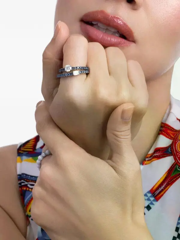 Roberto Demeglio Sapphire And Diamond Ring