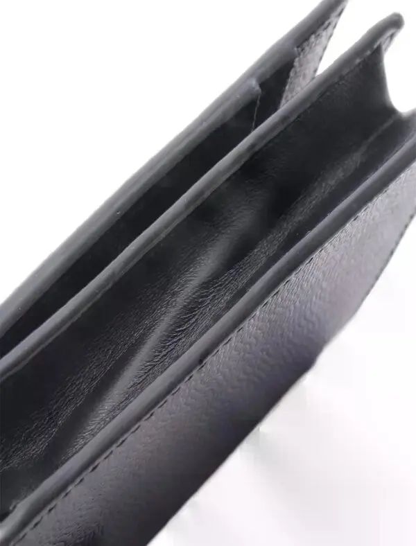 Saint Laurent 2010s Grain-effect Leather Card Case