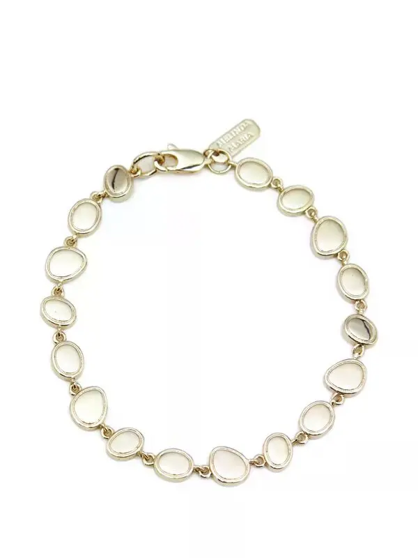 MELINDA MARIA JEWELRY Tone Pebble Link Bracelet - Gold