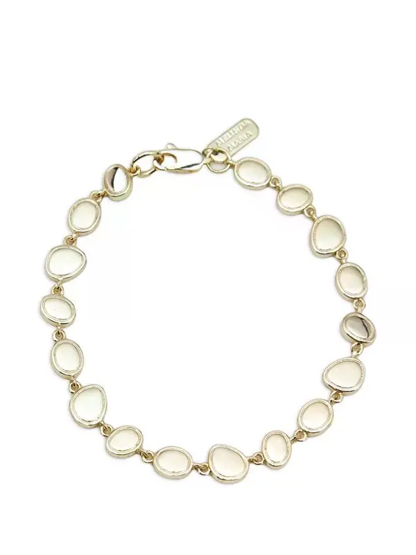 MELINDA MARIA JEWELRY Tone Pebble Link Bracelet - Gold