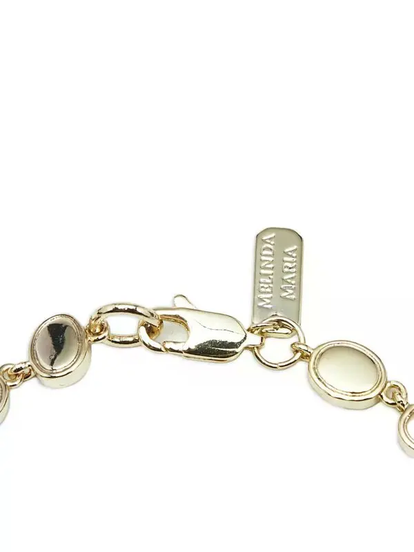 MELINDA MARIA JEWELRY Tone Pebble Link Bracelet