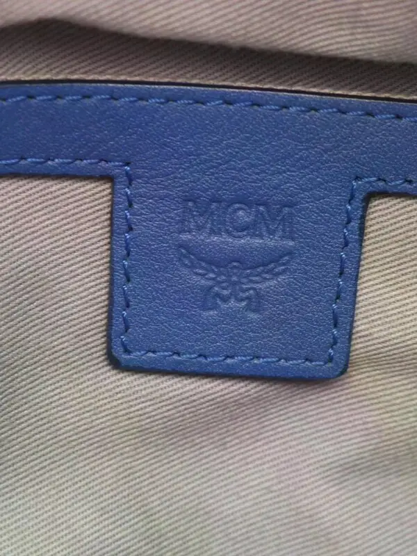 Mcm 2010s Visetos Monogram Belt Bag - Blue