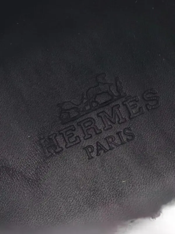 Hermès Leather Buckled Ankle Boots