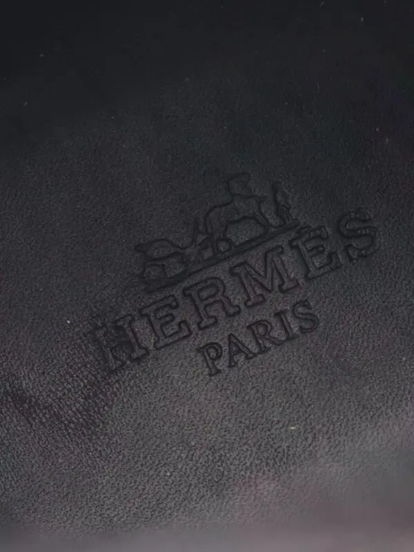 Hermès Leather Buckled Ankle Boots