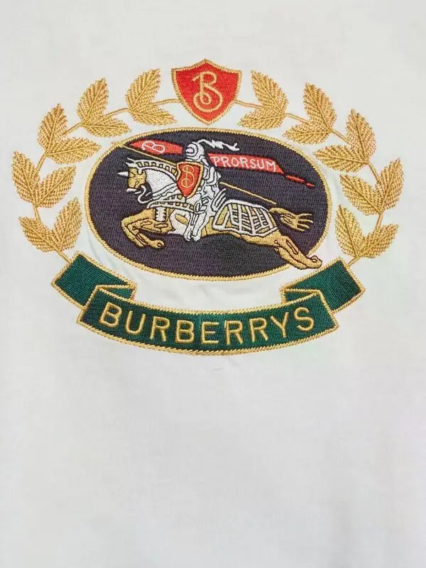 Burberry Embroidered Crest T-shirt