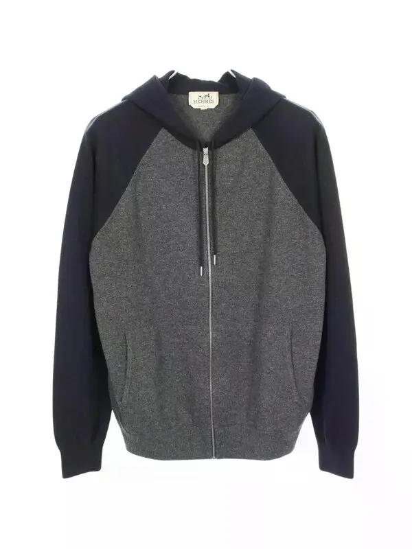 Hermès 2010s Knit Zip-up Hoodie