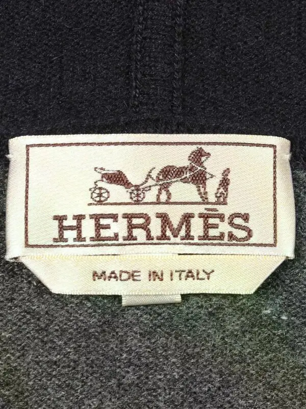 Hermès 2010s Knit Zip-up Hoodie