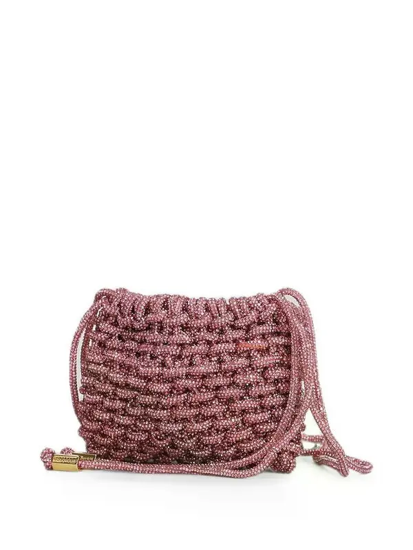 HIBOURAMA Mini Penelope Crystal-embellished Shoulder Bag