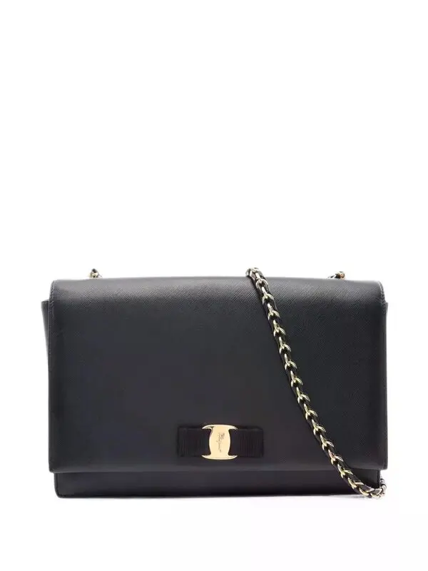 FERRAGAMO 2010s Vara Bow Shoulder Bag