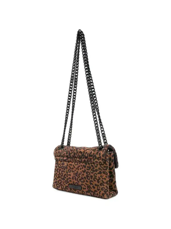 Kurt Geiger Mini Kensington Leopard-print Shoulder Bag