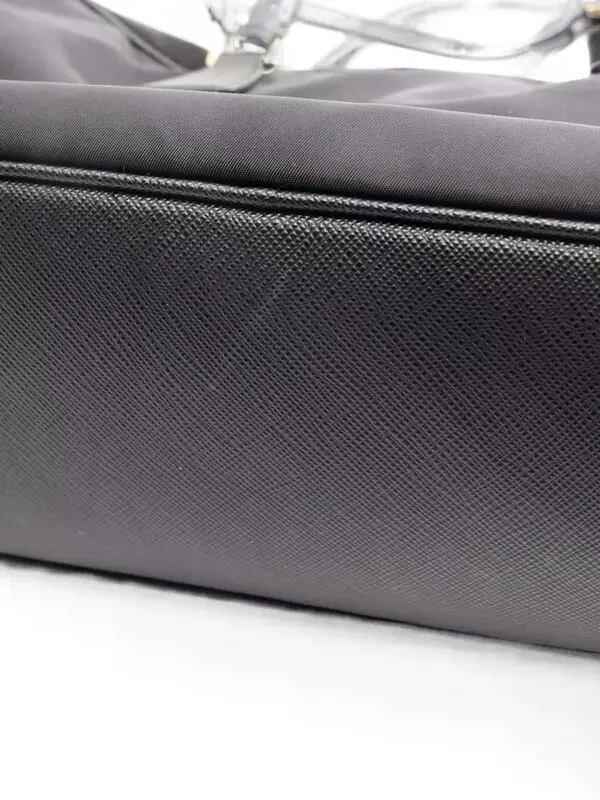 Prada 1978 Saffiano Leather Trim Handbag