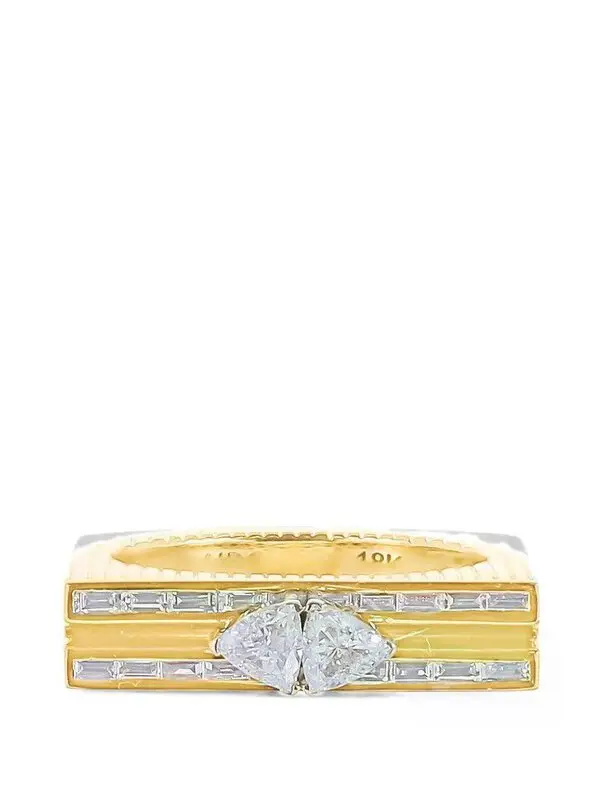 Loraida 18k Yellow Diamond Ring
