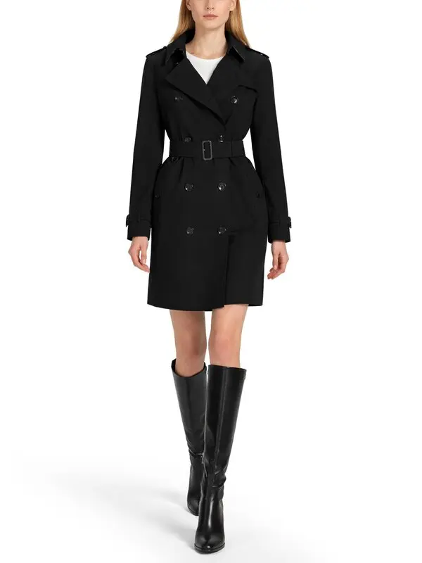 Burberry Double Breasted Kensington Trench Coat