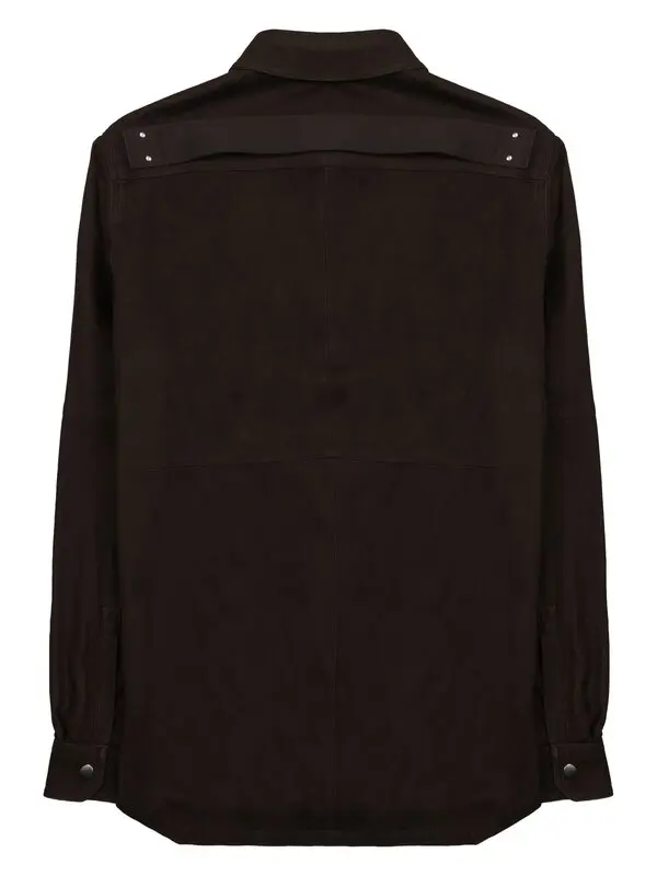 Rick Owens Giacca In Pelle "outershirt