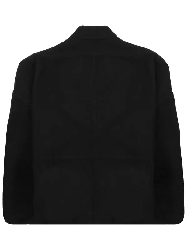 Rick Owens Giacca "sail" Con Coulisse - Black