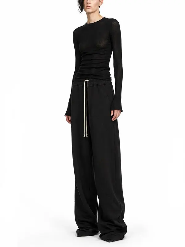 Rick Owens Drawstring Wide-leg Trousers