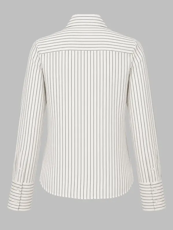 Co Camicia In Seta Striped Silk Shirt