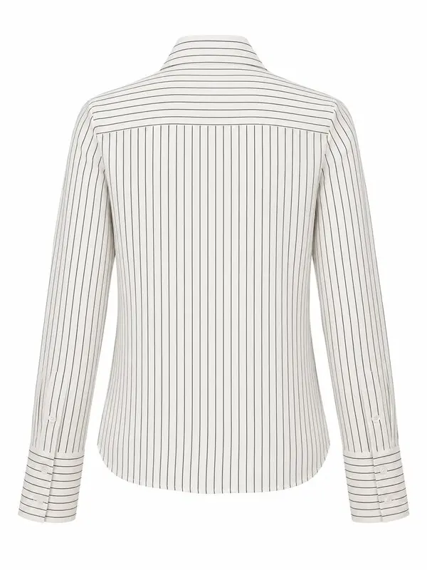 Co Camicia In Seta Striped Silk Shirt