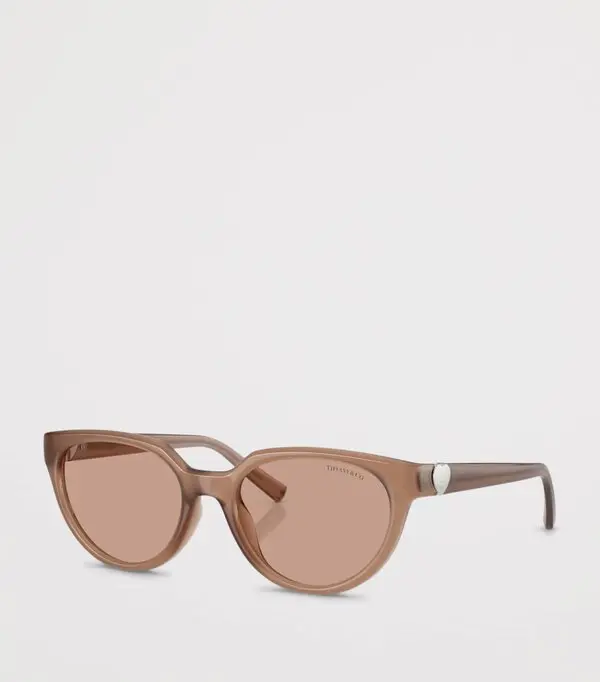 Tiffany & Co. Cat Eye Sunglasses With Heart Detail