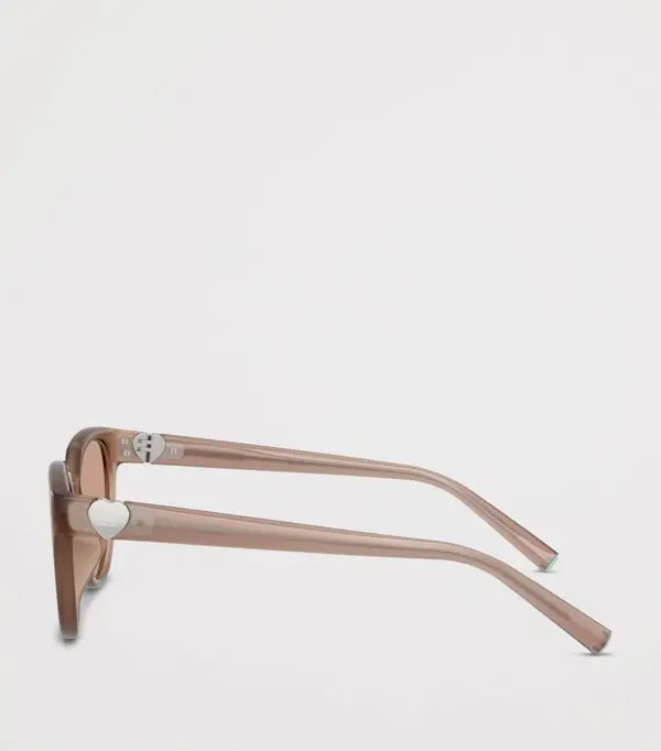 Tiffany & Co. Cat Eye Sunglasses With Heart Detail