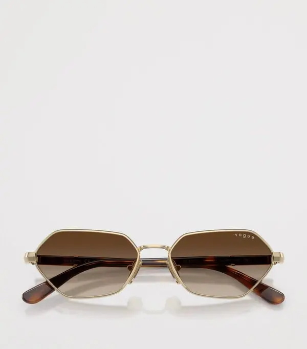 VOGUE Eyewear Hexagonal Frame Sunglasses