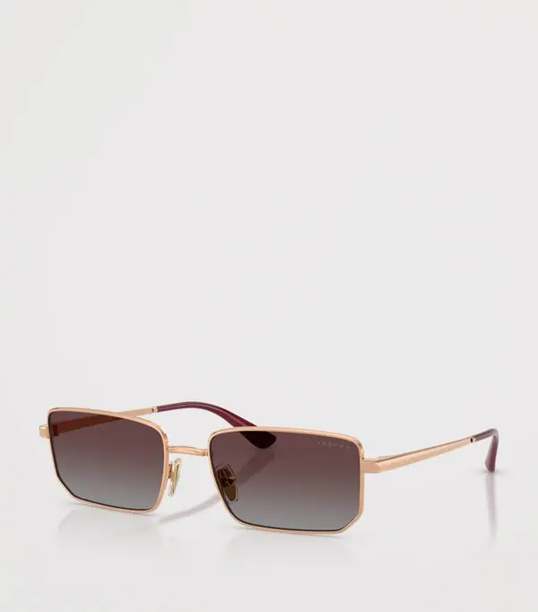 VOGUE Metal Rectangular Sunglasses