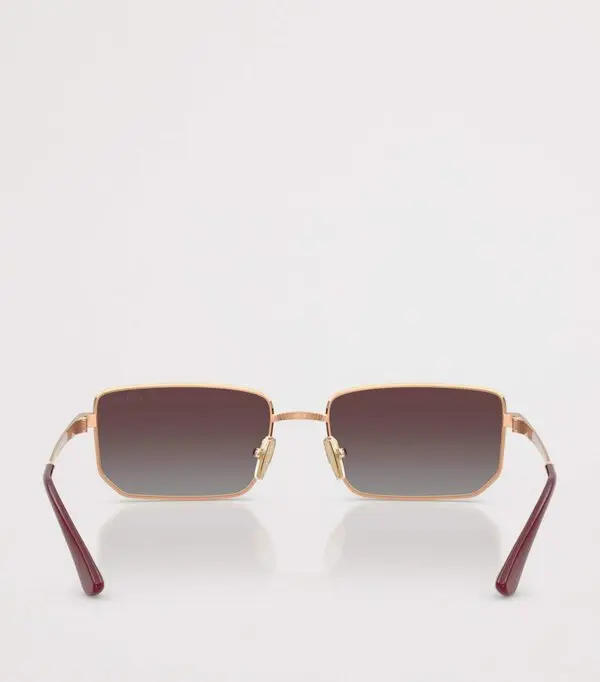 VOGUE Metal Rectangular Sunglasses