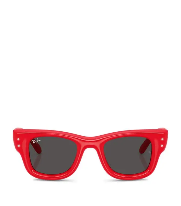 Ray-ban Puffer Square Crystal Edition Wayfarer Sunglasses