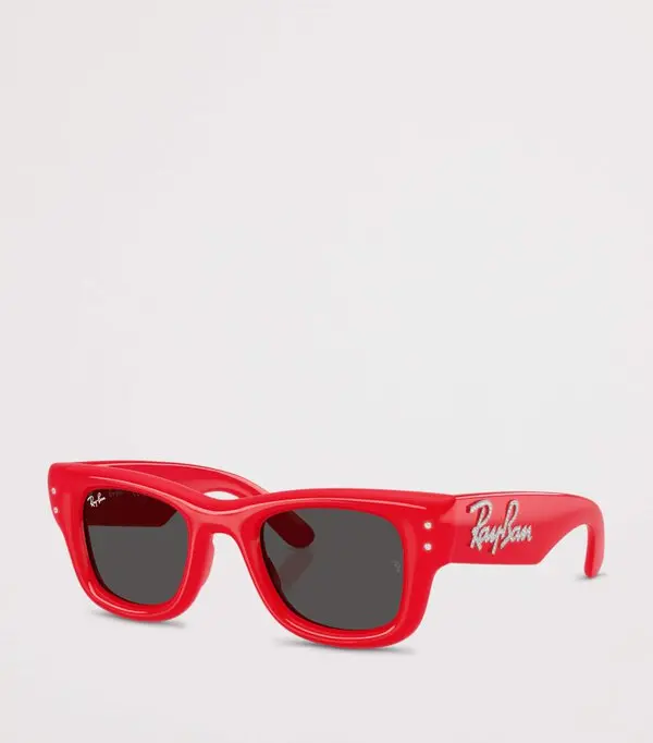 Ray-ban Puffer Square Crystal Edition Wayfarer Sunglasses