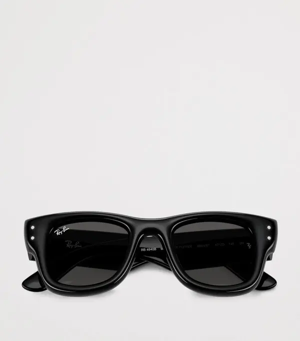 Ray-ban Puffer Square Crystal Edition Wayfarer Sunglasses